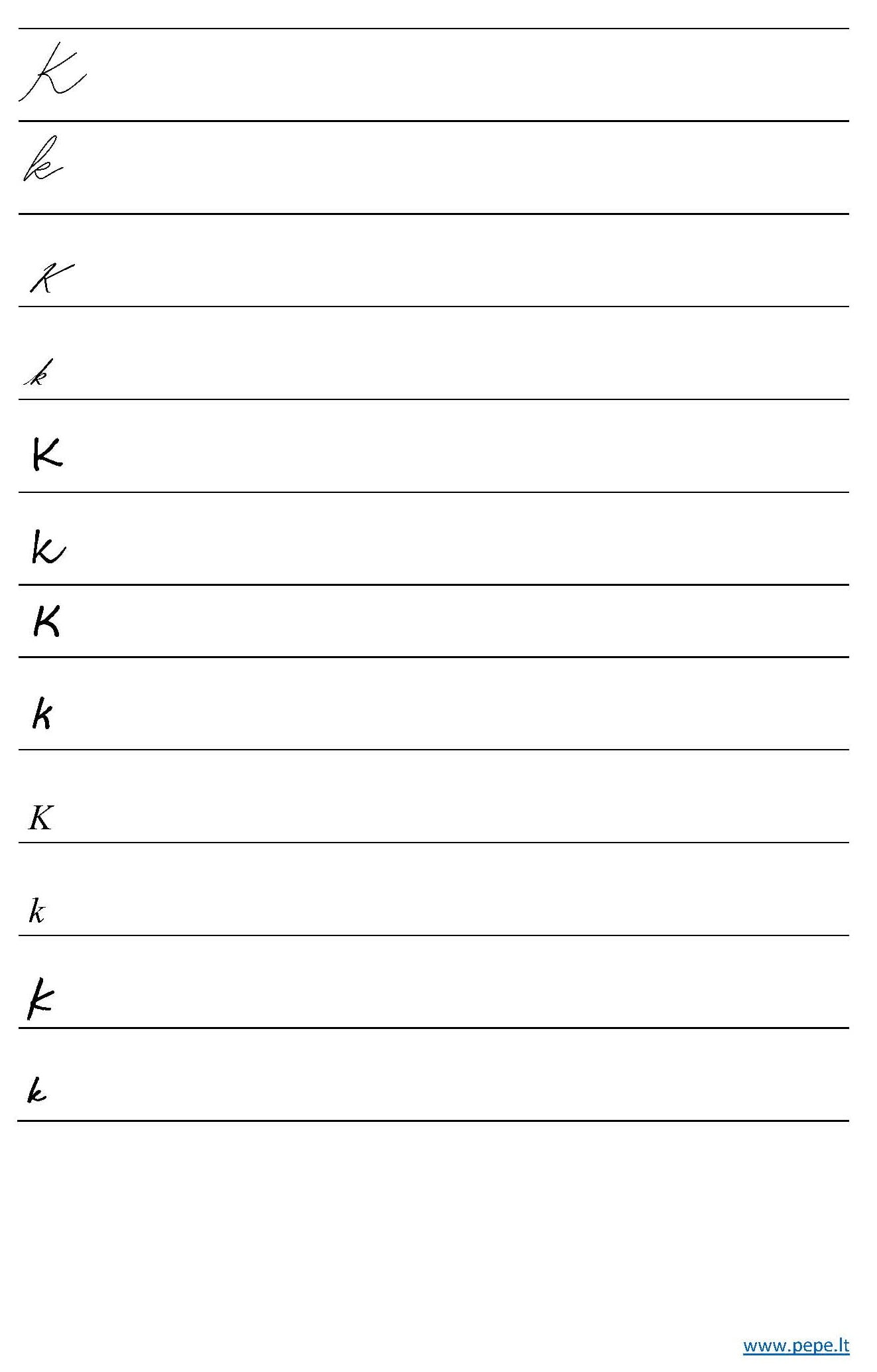 Mokymasis rašyti raides 🏻 – PEPE.LT