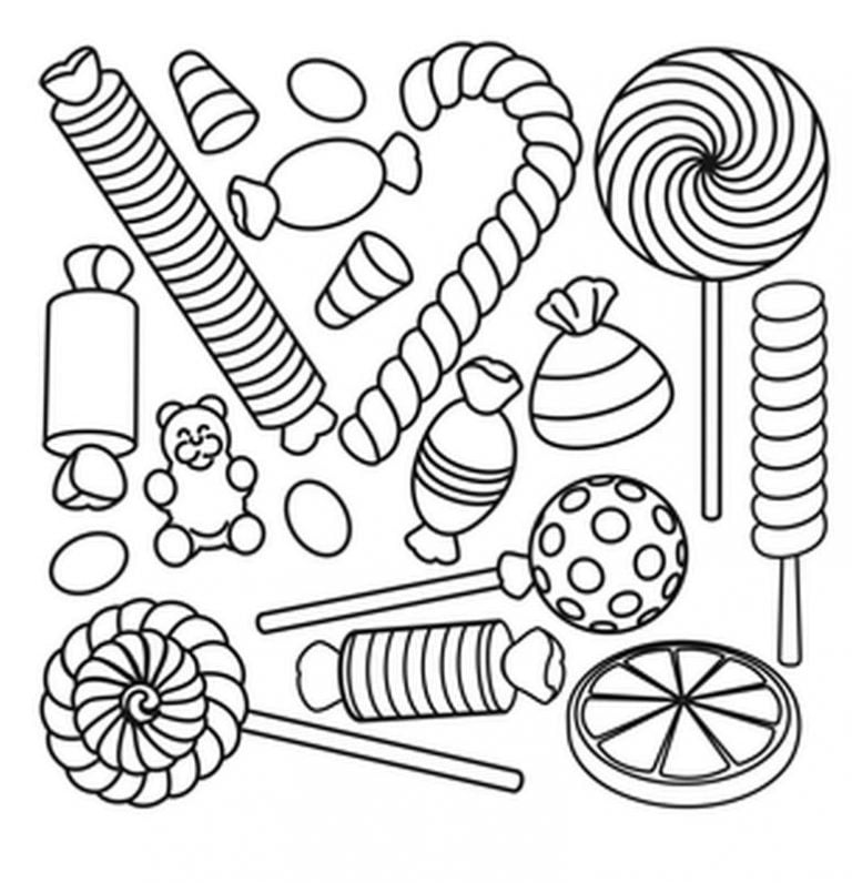 Alimente desene de colorat 🍔 - PEPE.LT