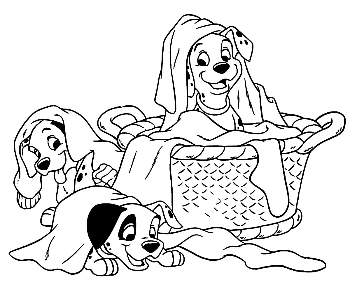 101 dalmantine da colorare 𓃦 – PEPE.LT