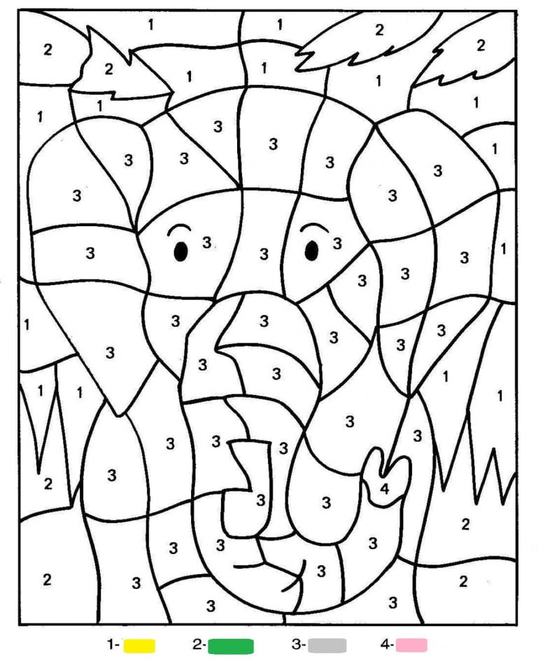 Spalvink pagal skaičių 🎨 – PEPE.LT