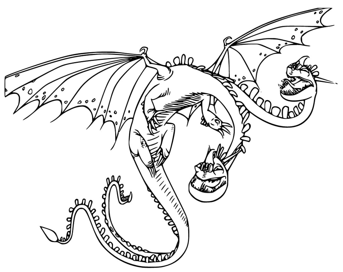 Cómo domar a un dragón para colorear 🐉 - PEPE.LT