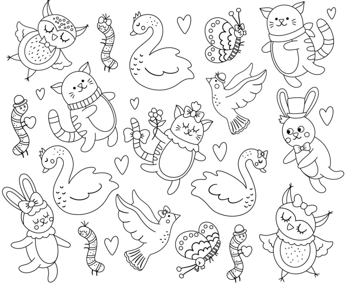 Znajdź identyczne rysunki 🐾 - PEPE.LT