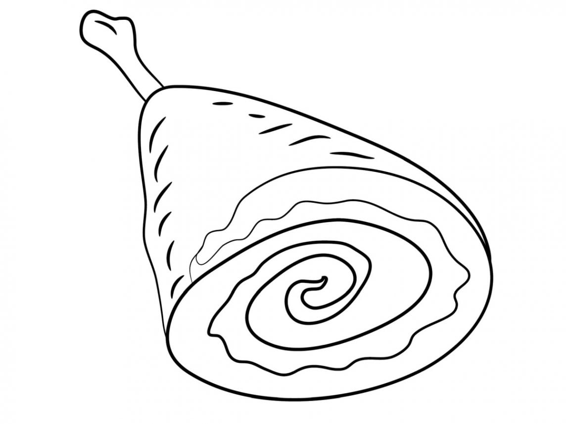 Ruokaa värityskuvat 🍔 - PEPE.LT