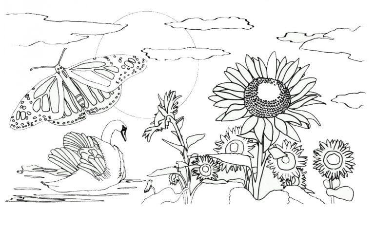 Litwa do kolorowania 🇱🇹 - PEPE.LT