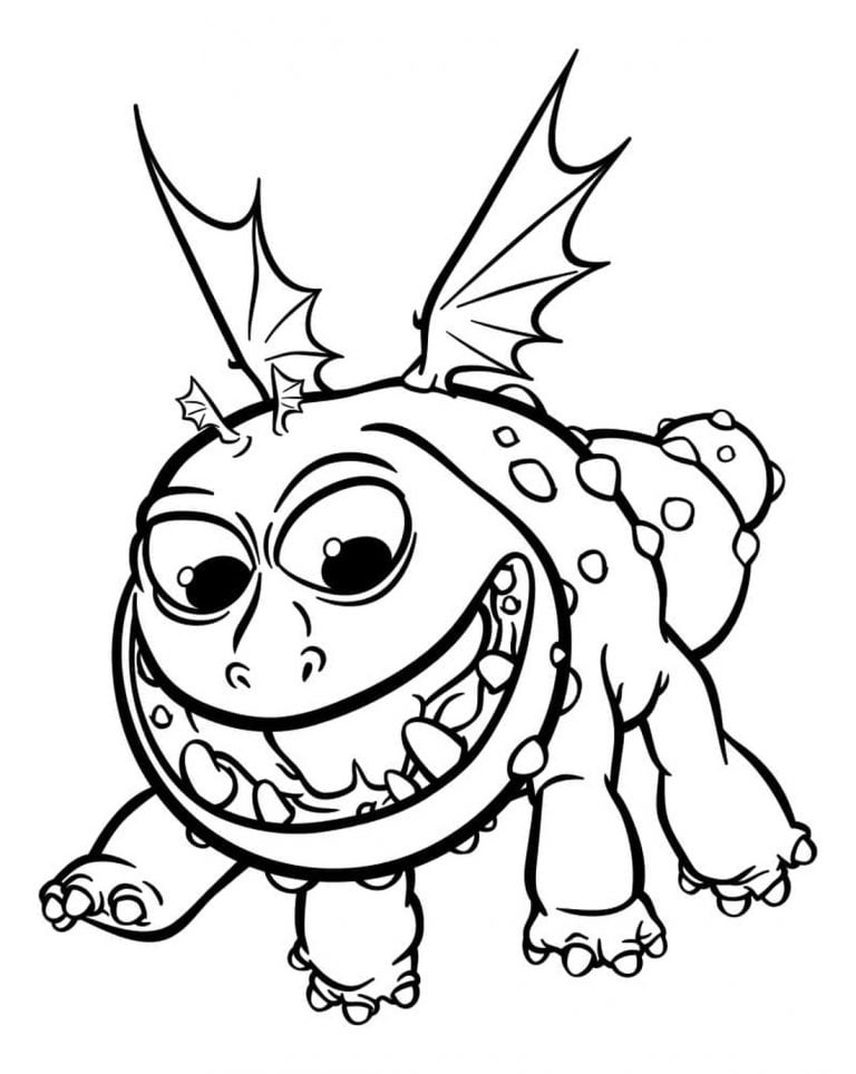 Cómo domar a un dragón para colorear 🐉 - PEPE.LT