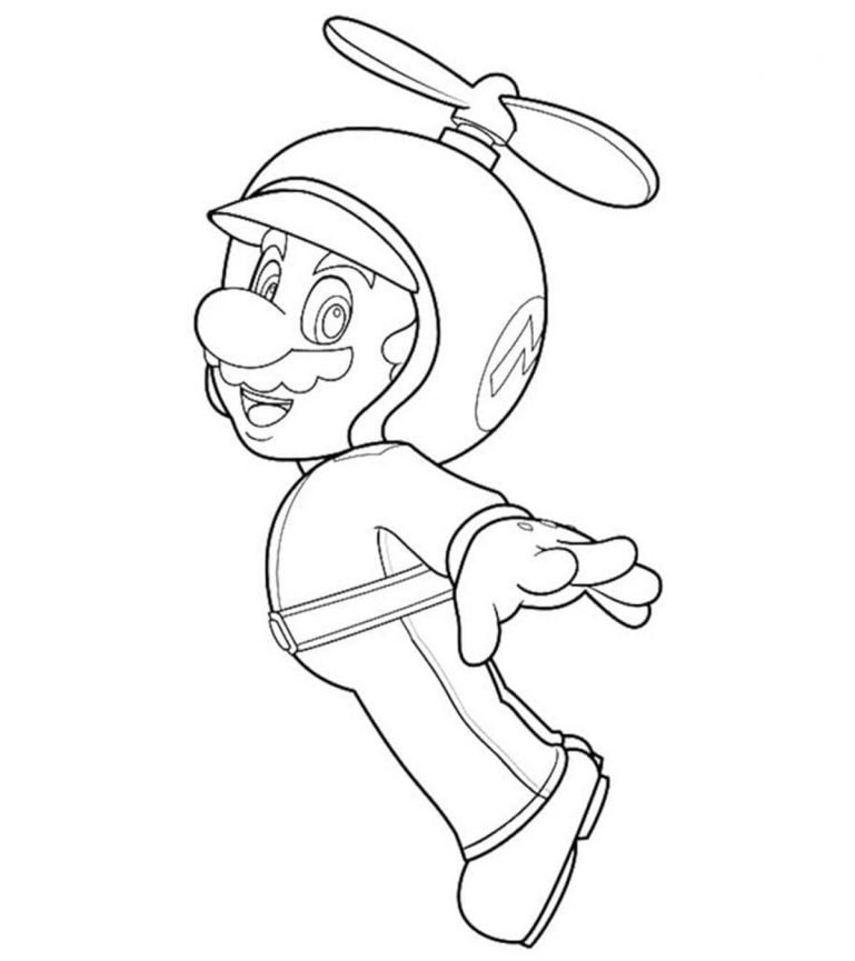 Mario desene de colorat 🍘 – PEPE.LT