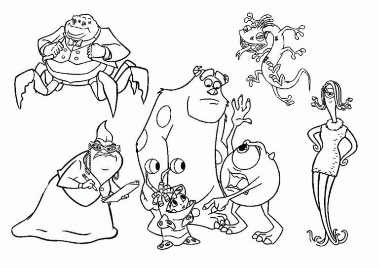 Monster untuk mewarnai 🗿 – PEPE.LT