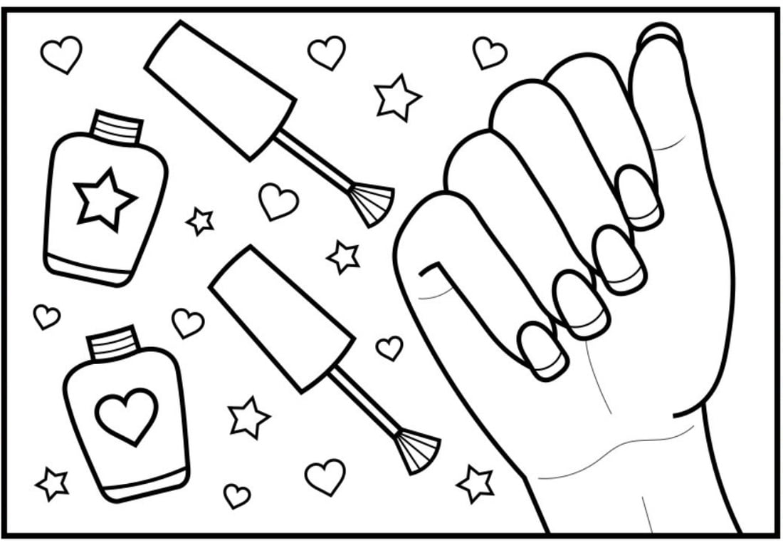 Unghie da colorare💅 - PEPE.LT