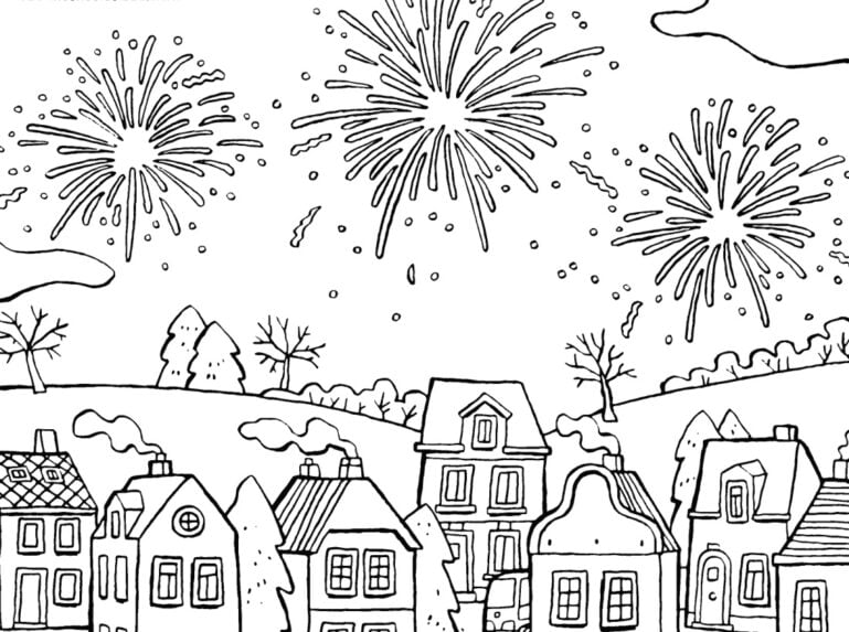 Viti i Ri për ngjyrosje 🎆 - PEPE.LT