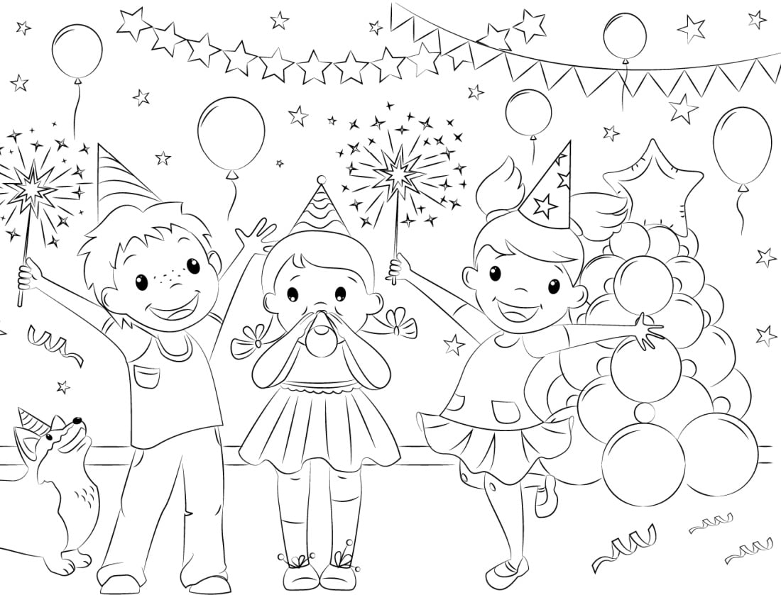 Naujieji metai spalvinimui 🎆 – PEPE.LT