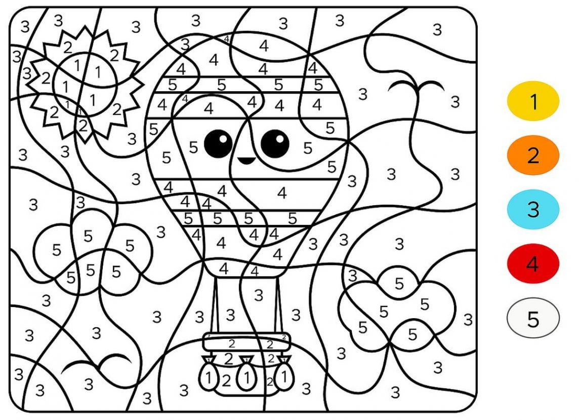 Spalvink pagal skaičių 🎨 – PEPE.LT