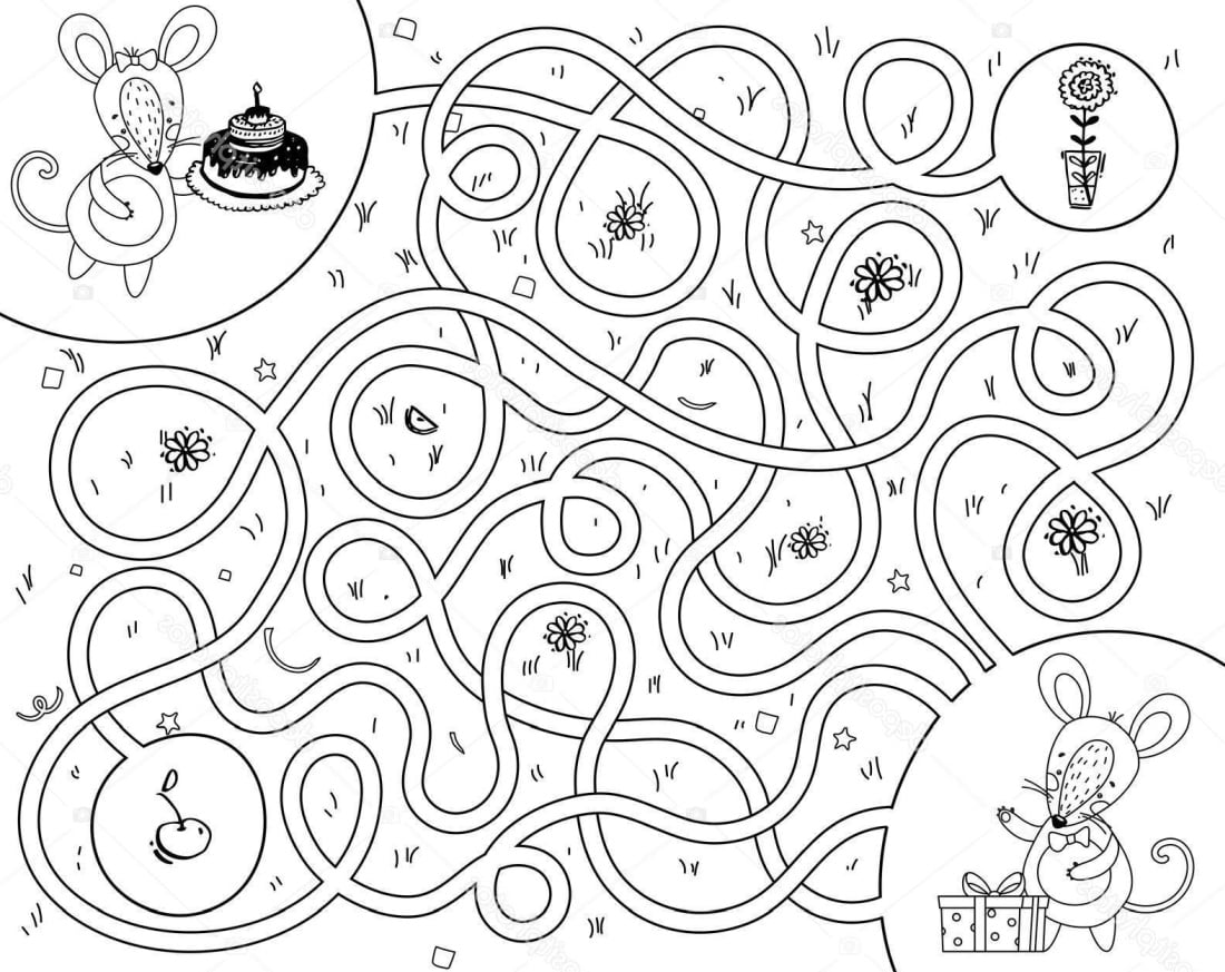 Laberintos para niños 🌀 – PEPE.LT