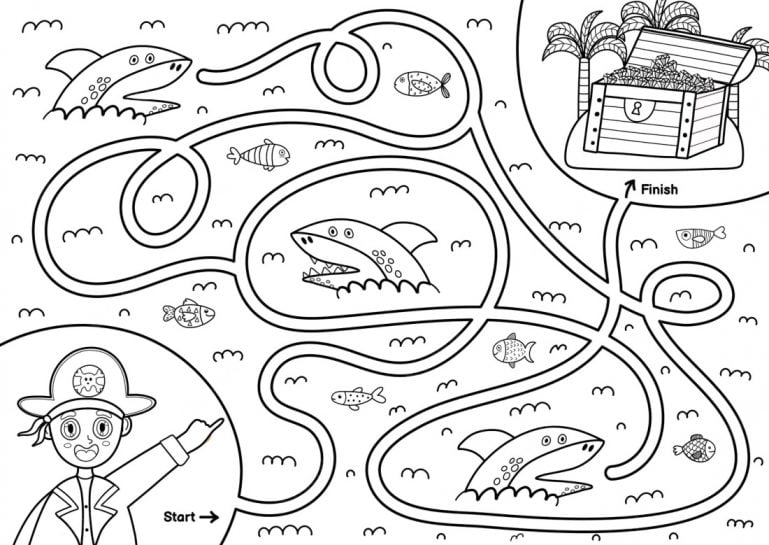 Labirintai vaikams 🌀 – PEPE.LT