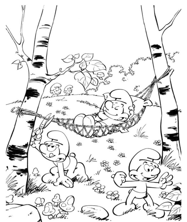 Smurffit värityskuvat 🧙🏼 – PEPE.LT