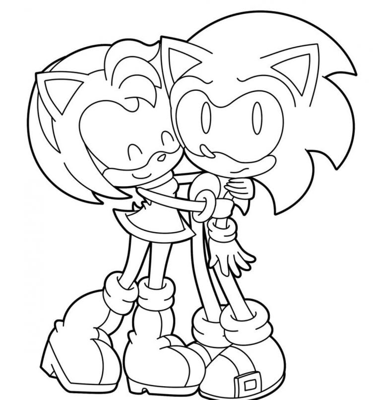 Sonic Spalvinimui 🦔 Pepelt