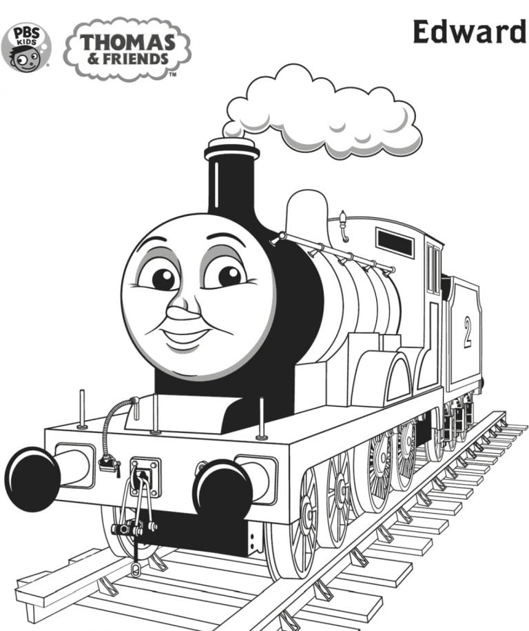 Thomas trenul de colorat 🚂 - PEPE.LT