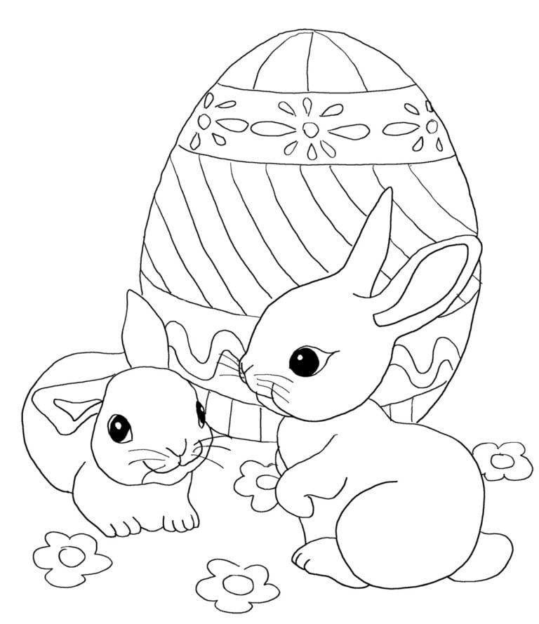 Pääsiäis värityskuvat 🥚 – PEPE.LT