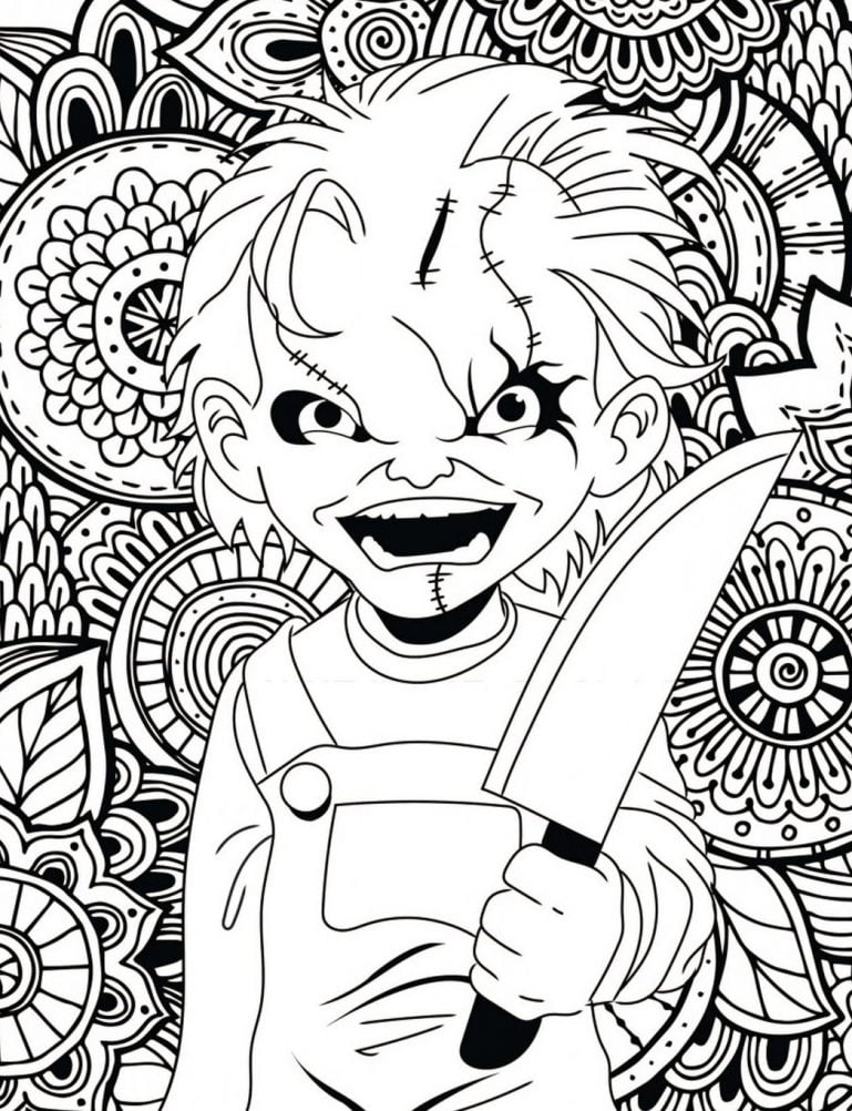 Colorear terror 💀 – PEPE.LT