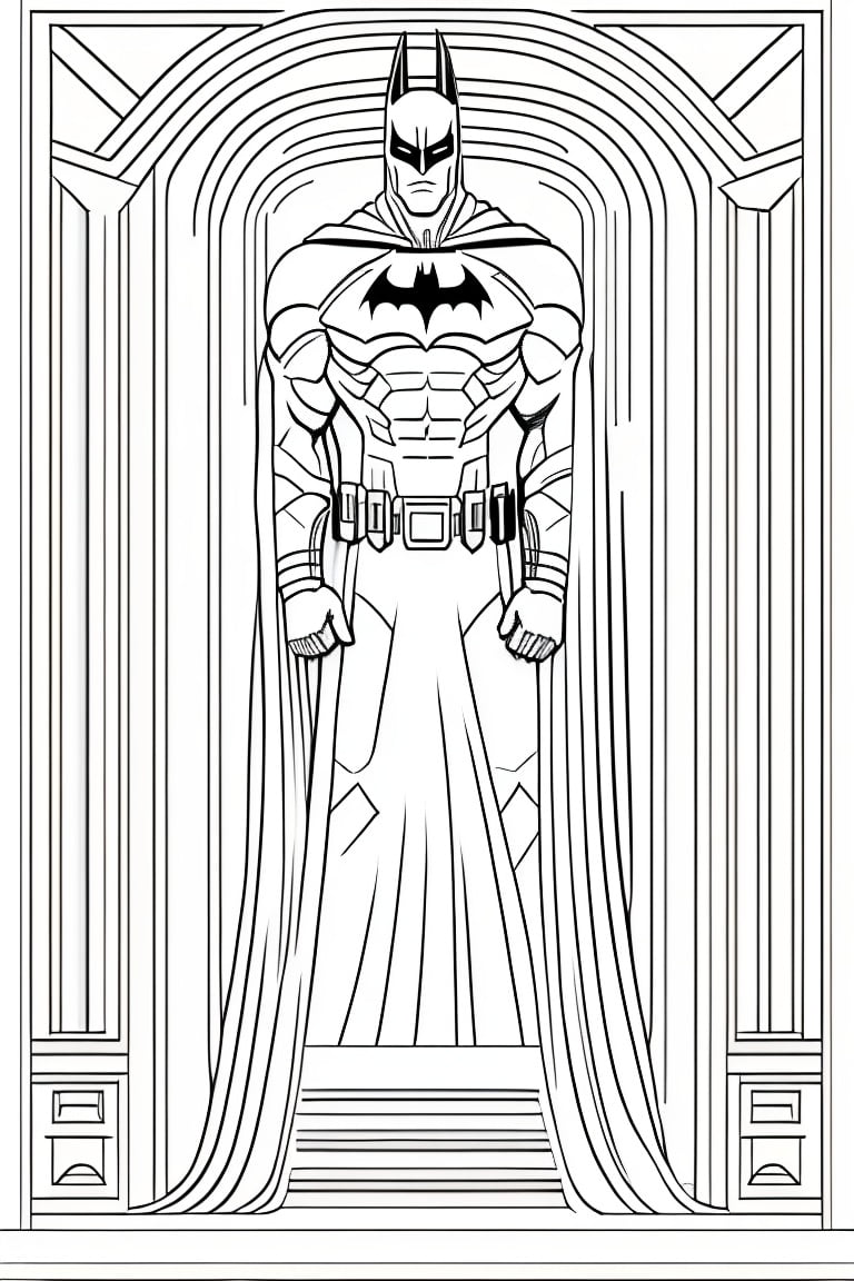 Batman untuk mewarnai 🦇 – PEPE.LT