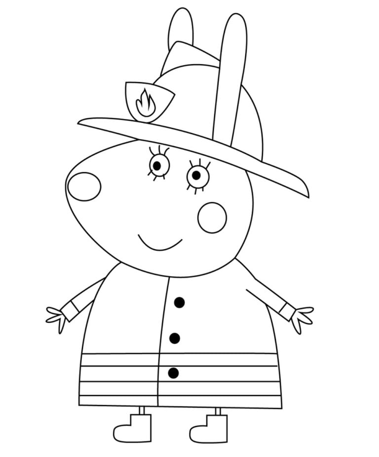 Peppa pig de colorat 🐷 – PEPE.LT