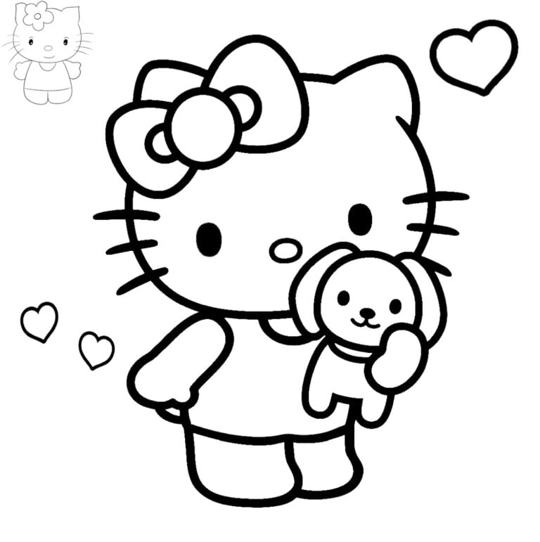Hello Kitty boyama için 🎀 – PEPE.LT