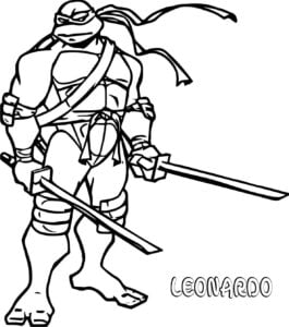 Nindža kornjače bojanka 🐢 – PEPE