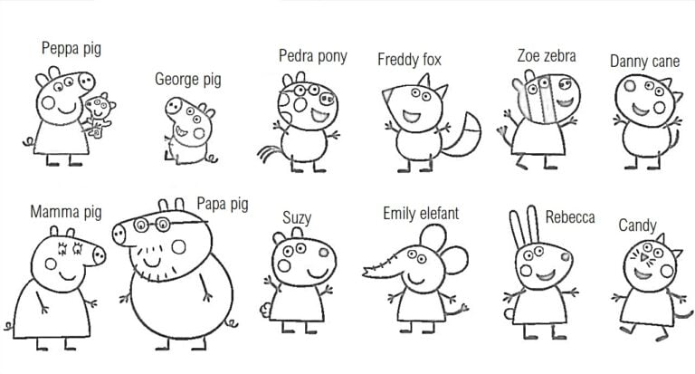 Peppa pig bojanka 🐷 – PEPE
