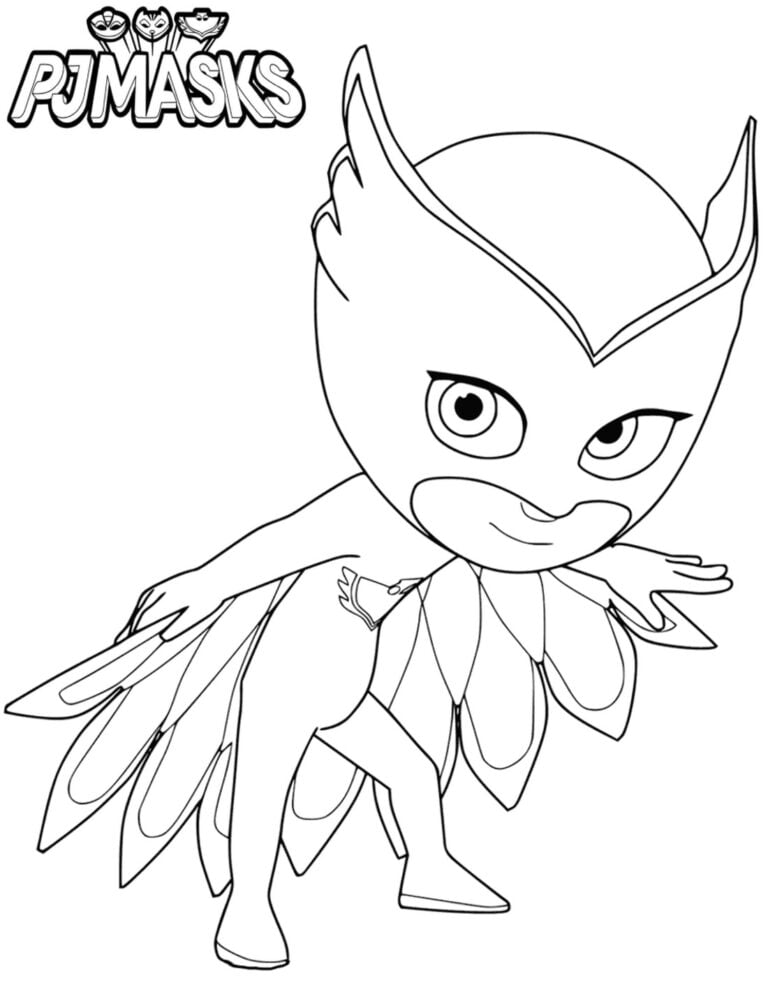 PJ Masks tekeninge om in te kleur 🇵🇯 – PEPE.LT