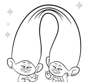 Trolls gambar untuk mewarnai 👹 – PEPE.LT