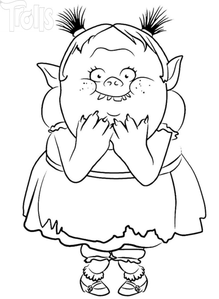 Trolls gambar untuk mewarnai 👹 – PEPE.LT