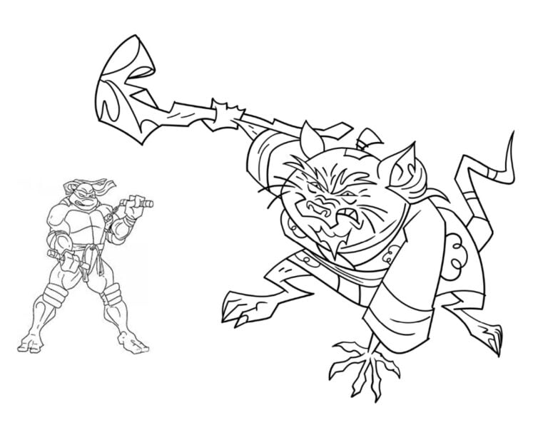 Nindža kornjače bojanka 🐢 – PEPE