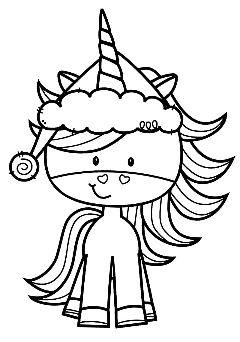 Samorogi pobarvanka 🦄 - PEPE.LT